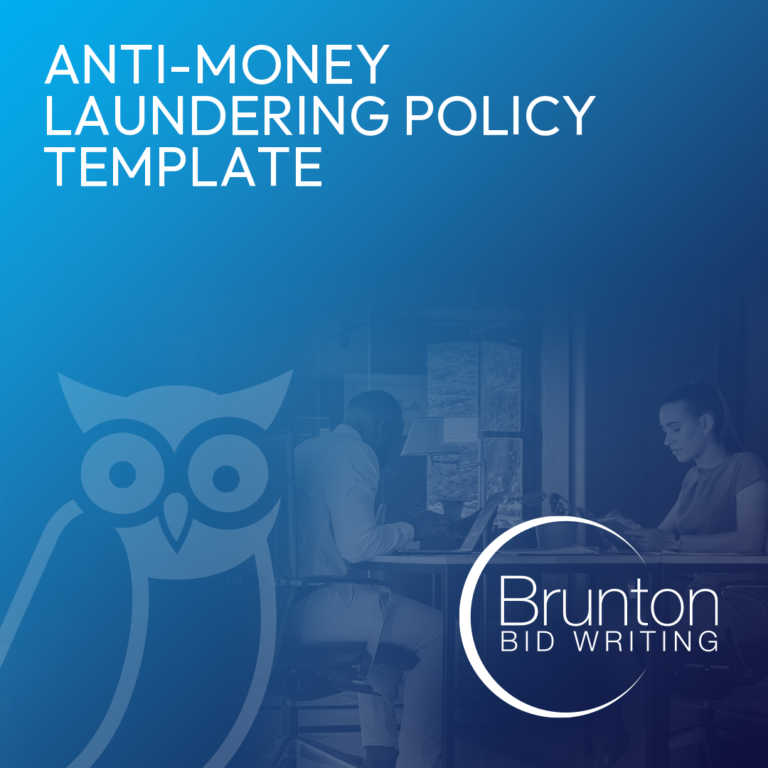 Anti-Money Laundering Policy Template - Brunton Bid Writing