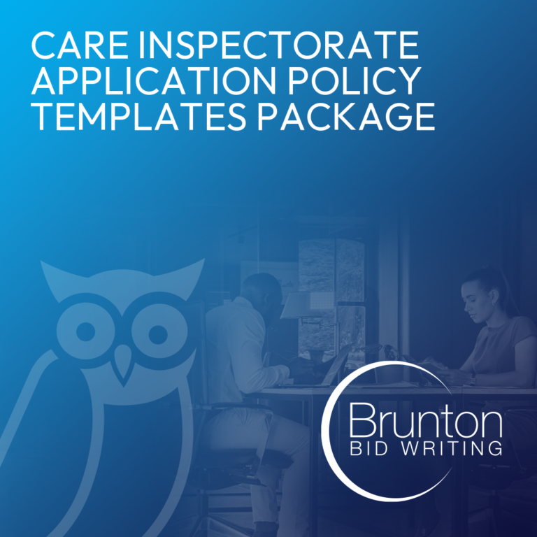 Care Inspectorate Application Policy Templates Package - Brunton Bid ...