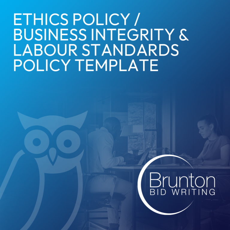 Ethics Policy / Business Integrity & Labour Standards Policy Template