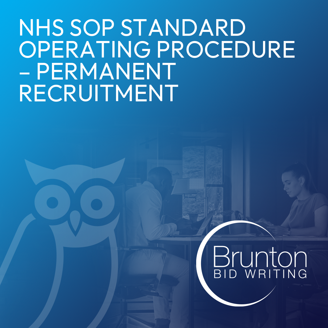 NHS SOP Standard Operating Procedure - Permanent Recruitment - Brunton ...