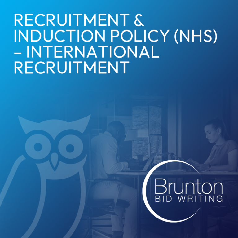 Recruitment & Induction Policy (NHS) - International Recruitment ...