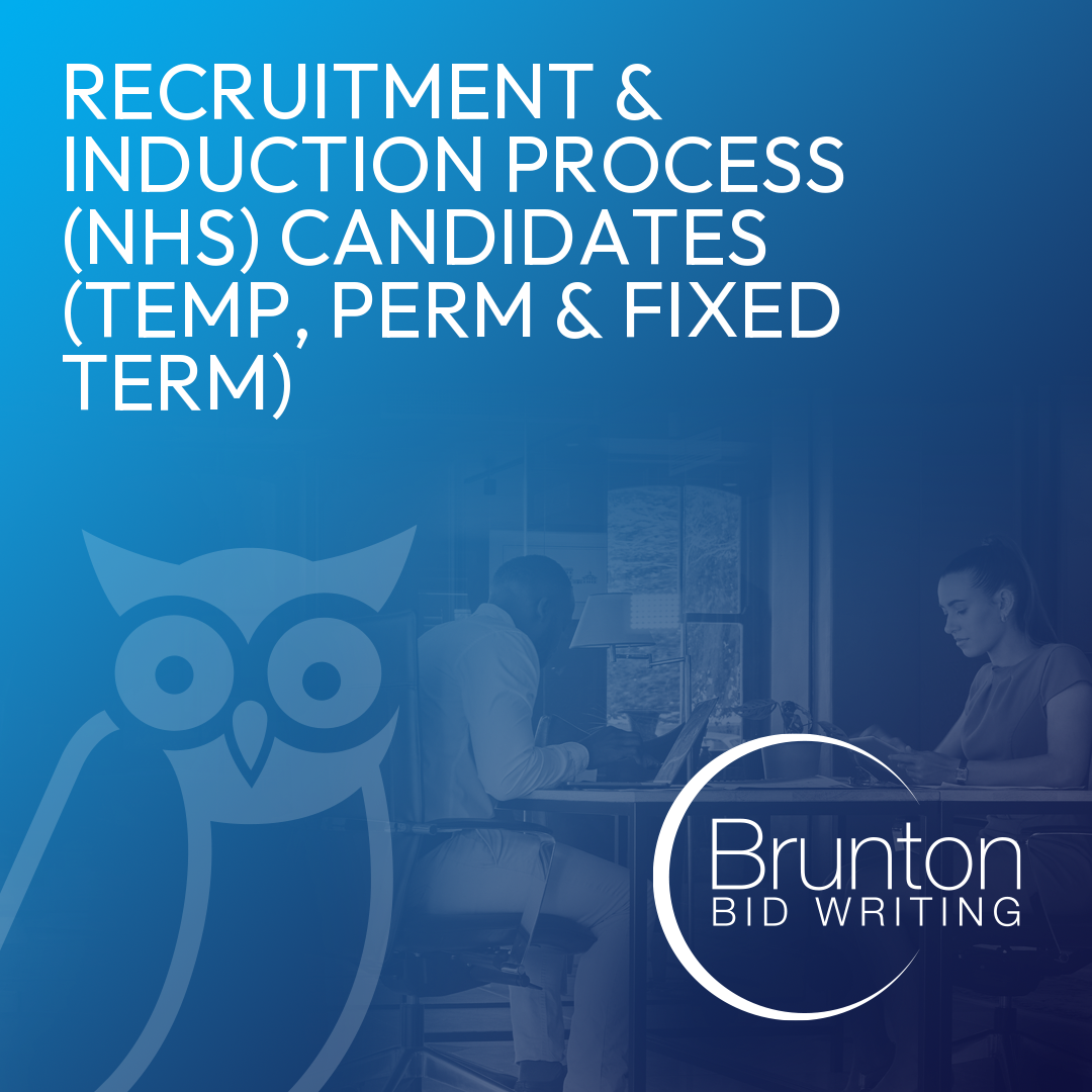 Recruitment & Induction Process (NHS) Candidates (Temp, Perm & Fixed ...