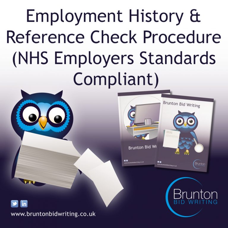 Referencing & Employment History Checking Procedure - NHS Compliant